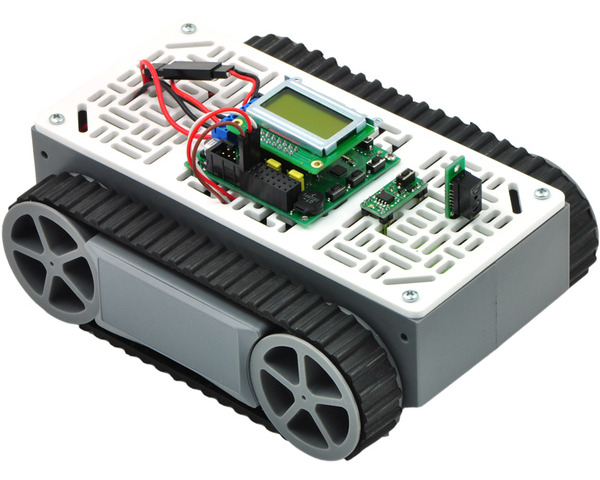 Pololu RP5/Rover 5 Expansion Plate RRC07A (Narrow) Solid Red