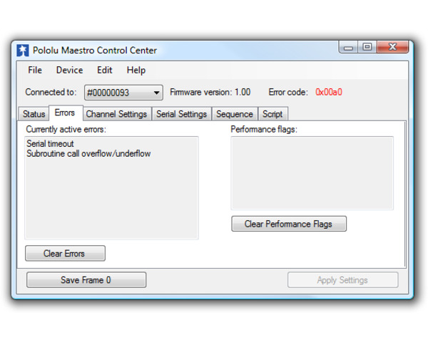 Pololu - Mini Maestro 12-Channel USB Servo Controller (Assembled)