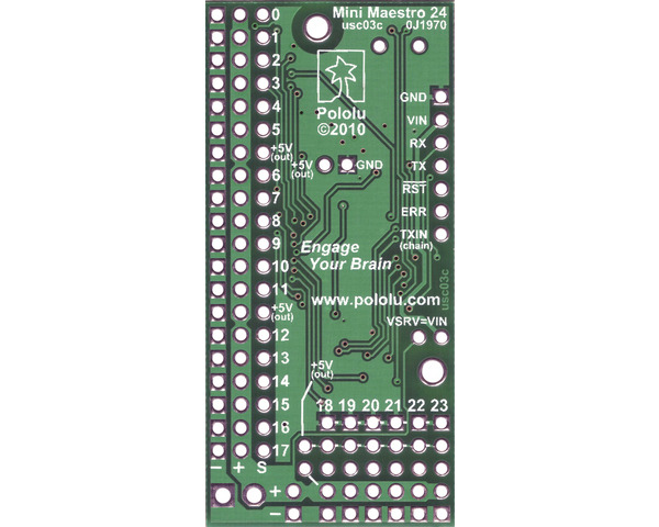 Pololu - Mini Maestro 12-Channel USB Servo Controller (Assembled)