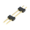 Pololu - 0.100" (2.54 mm) Extended Male Header: 1×2-Pin, 22.85 mm