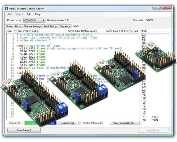 Pololu Maestro Servo Controller User’s Guide