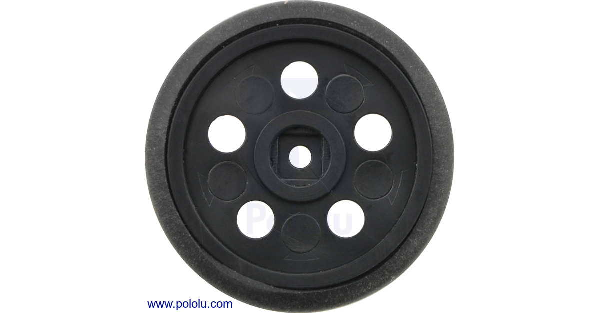 Pololu - Solarbotics GM10 1" Wheel Black
