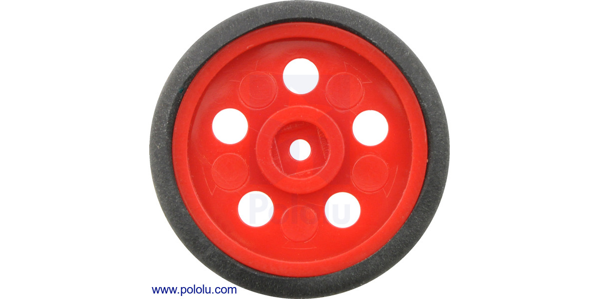 Pololu - Solarbotics GM10 1" Wheel Red