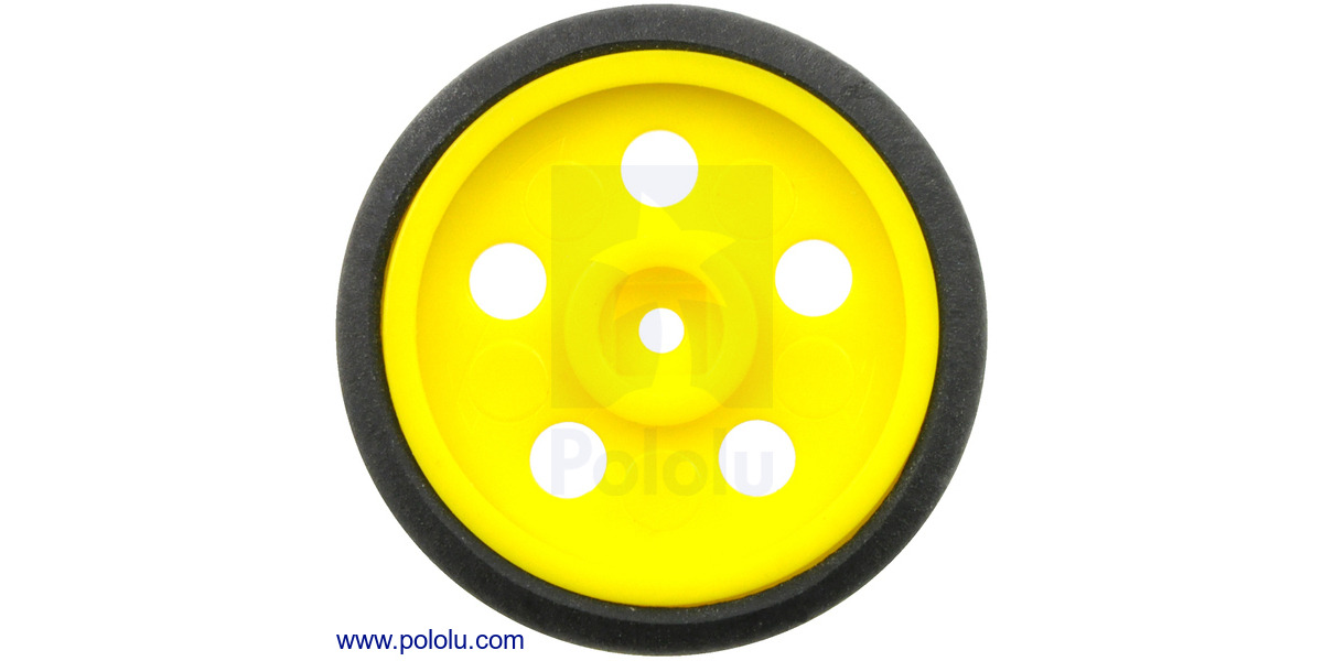 Pololu - Solarbotics GM10 1" Wheel Yellow