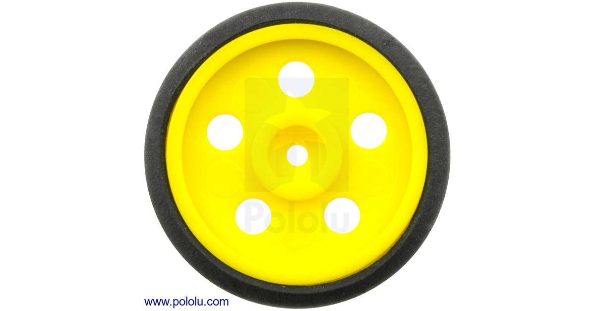 Pololu - Solarbotics GM10 1" Wheel Yellow