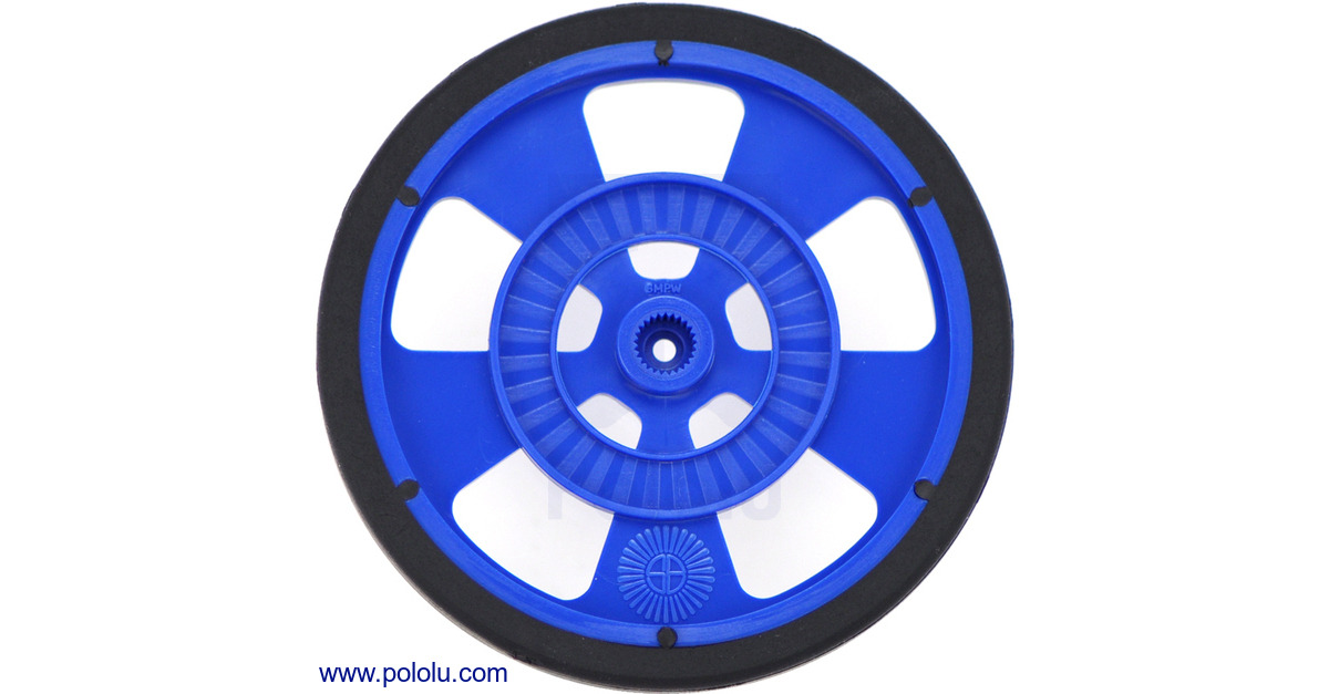 Pololu - Solarbotics SW-LB BLUE Servo Wheel with Encoder Stripes ...