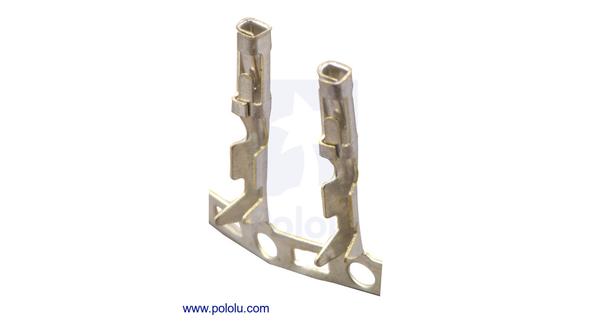 Pololu - Female Crimp Pins for 0.1" Housings 100-Pack