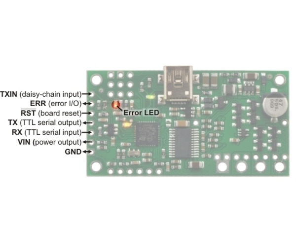 Pololu - 4.2. Connecting a Serial Device