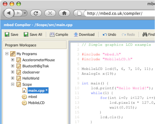 Pololu - ARM mbed NXP LPC1768 Development Board