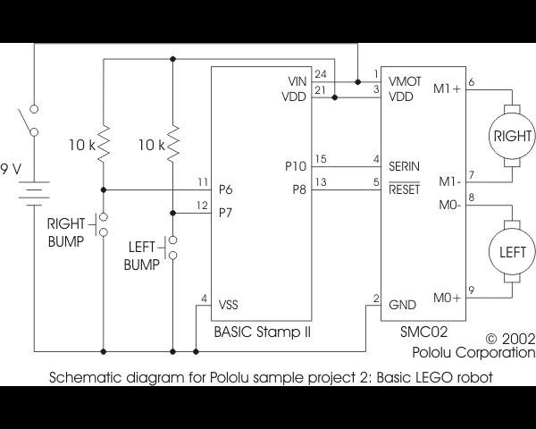 Pololu - Basic LEGO Robot