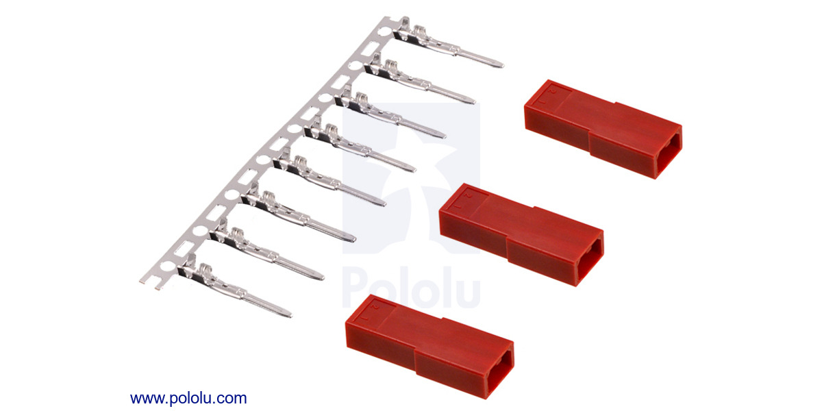 Pololu - JST RCY Connector Pack, Male