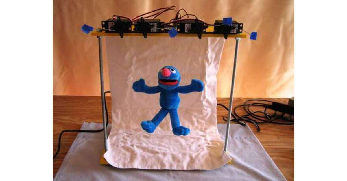 Pololu - Instructable Groovin' Grover: a microcontroller-based marionette
