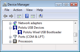 Pololu - 3.a. Installing Windows Drivers and Software