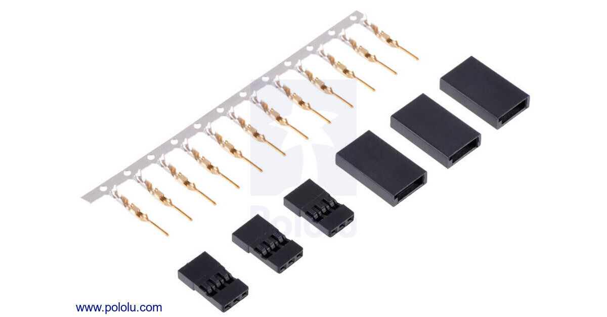 Pololu - Futaba J Connector Pack, Male