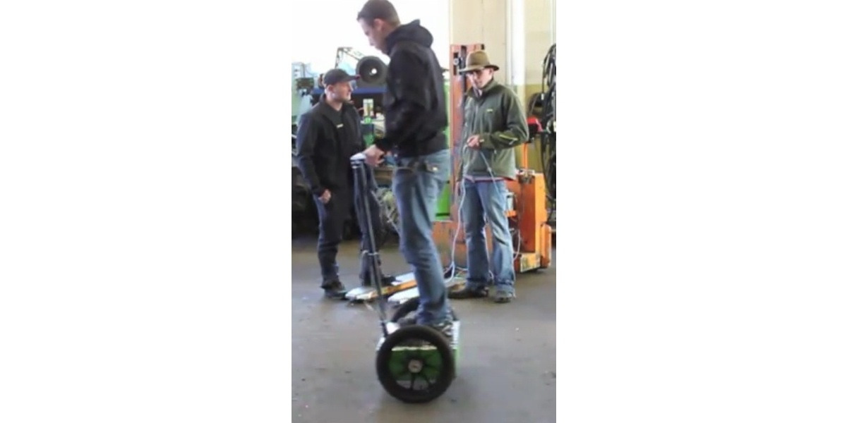 Pololu - Homemade Segway-like personal transport