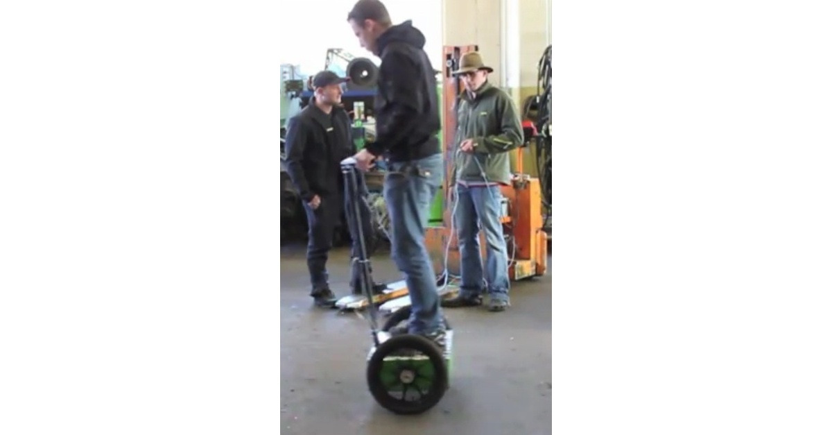 Pololu - Homemade Segway-like personal transport