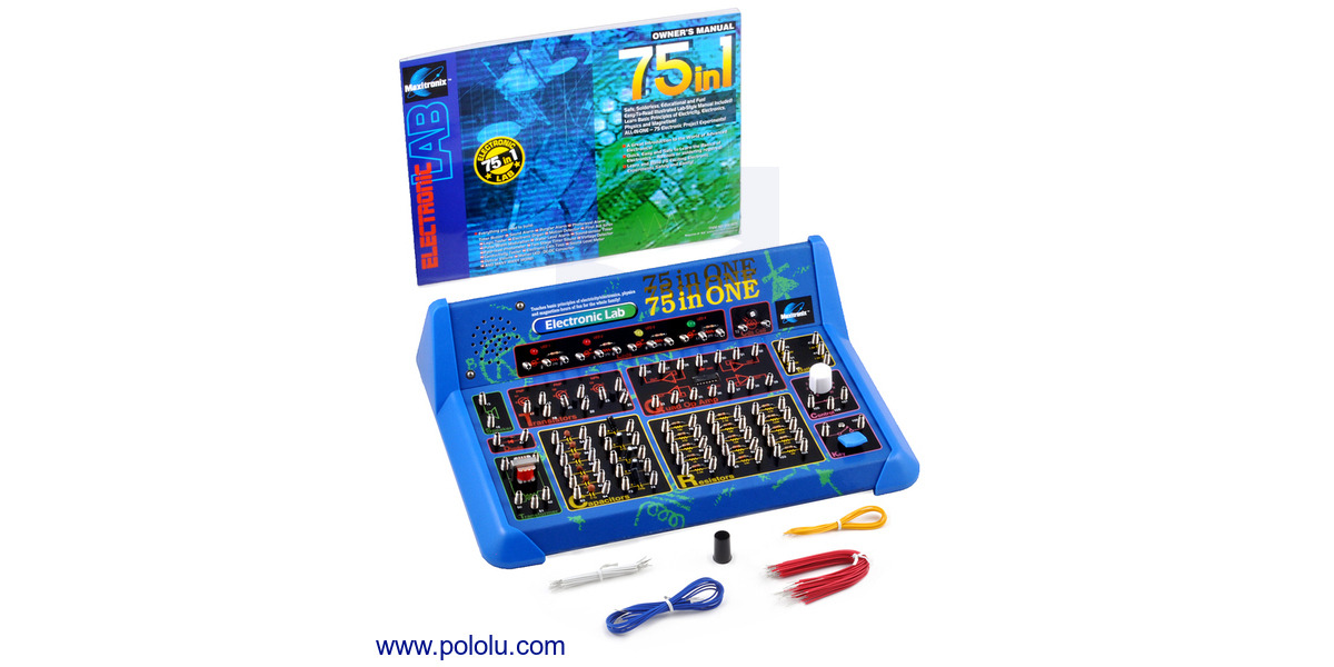Pololu - Elenco 75-In-One Electronic Project Lab