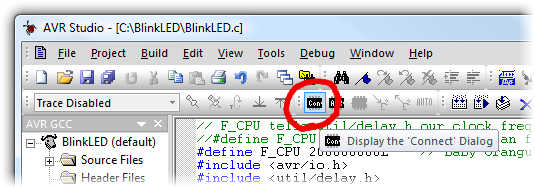Pololu - 3.c. Programming AVRs Using AVR Studio 4