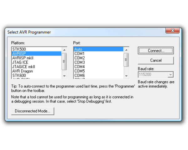 Pololu - 3.c. Programming AVRs Using AVR Studio 4