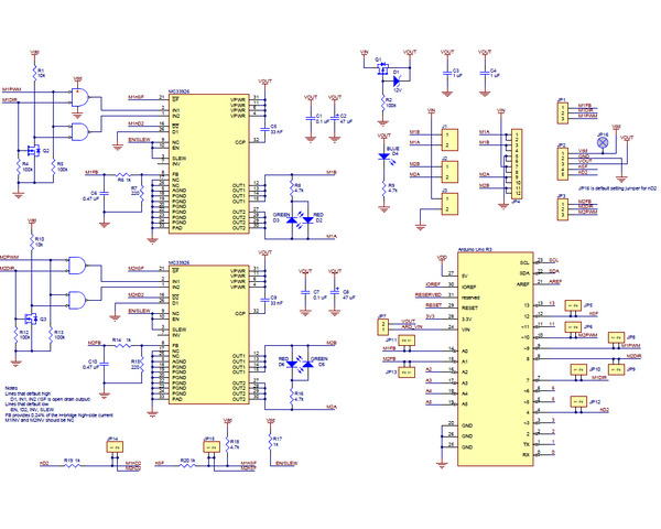 Pololu Dual MC33926 Motor Driver Shield for Arduino | POLOLU-2503 ...