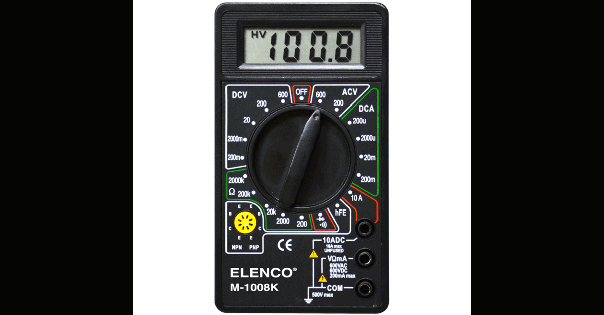 Pololu - Elenco M-1008K Multimeter Kit