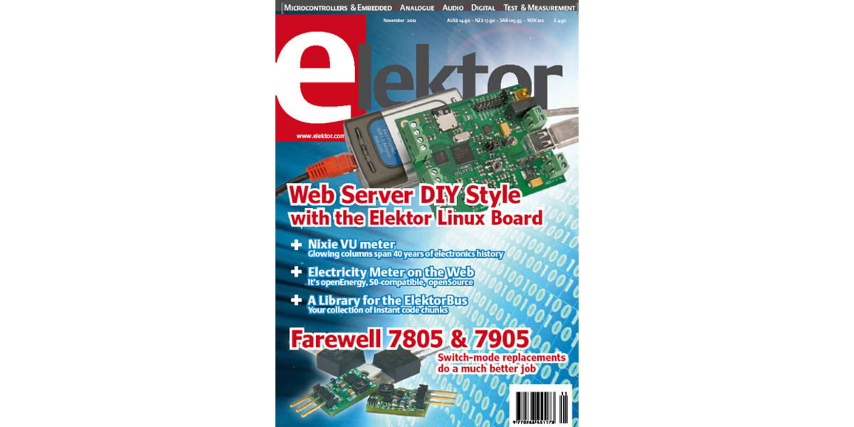 Pololu - Free Elektor magazine November 2012