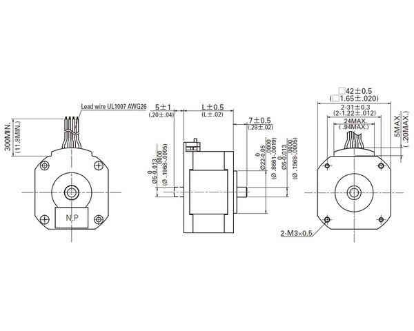 Pololu - Sanyo Pancake Stepper Motor: Bipolar, 200 Steps/Rev, 42×11.6mm ...