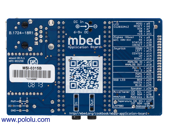 Pololu - ARM mbed Application Board