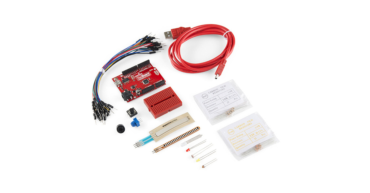 Pololu - New product: Sparkfun Starter Kit for RedBoard