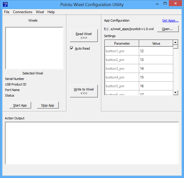 Pololu - Sample Project: Wixel USB Joystick