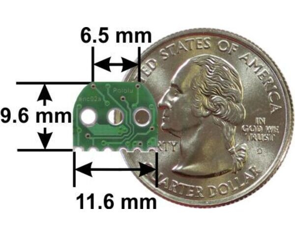 Optical Encoder Pair Kit for Micro Metal Gearmotors, 5V | Buy in ...