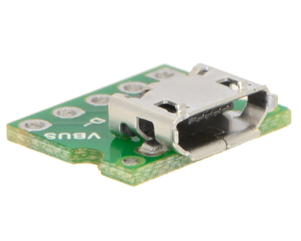 Pololu - USB Micro-B Connector Breakout Board (usb04b)