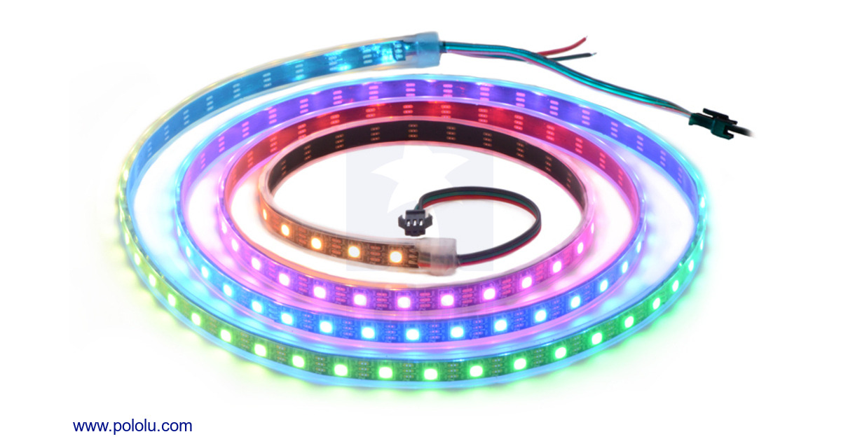 Pololu - Addressable RGB 120-LED Strip, 5V, 2m (SK6812)