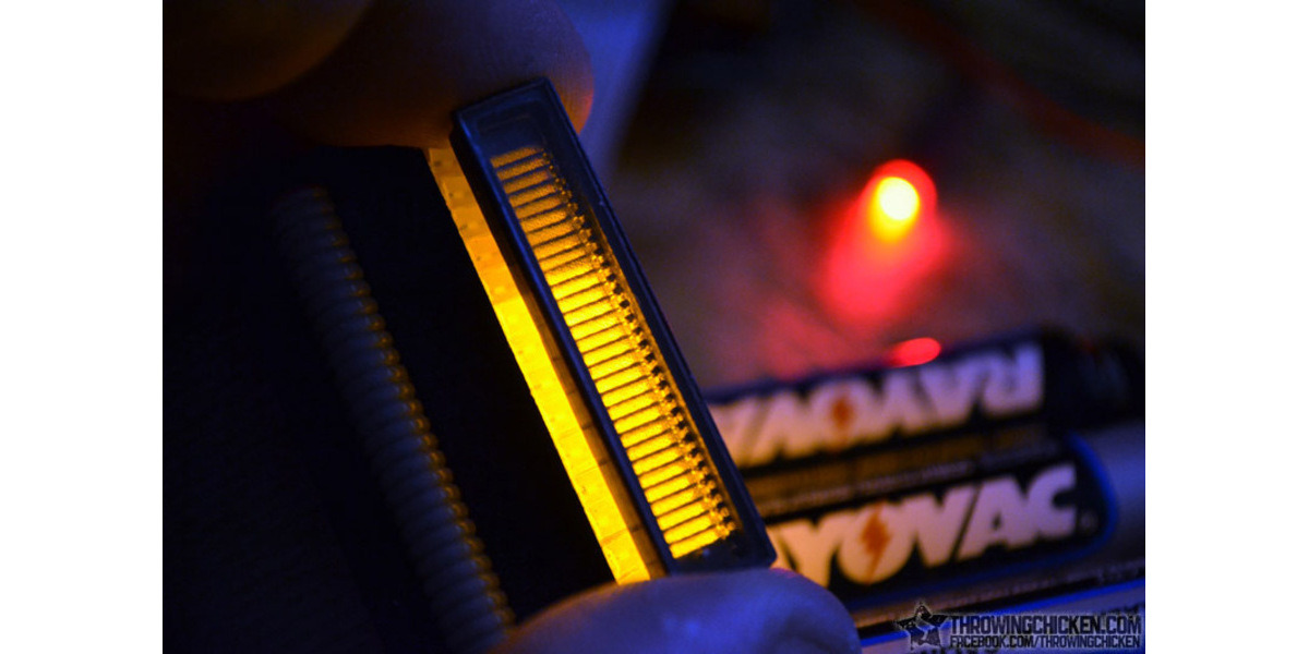 Pololu - Power level indicator replica with LEDs powered on.