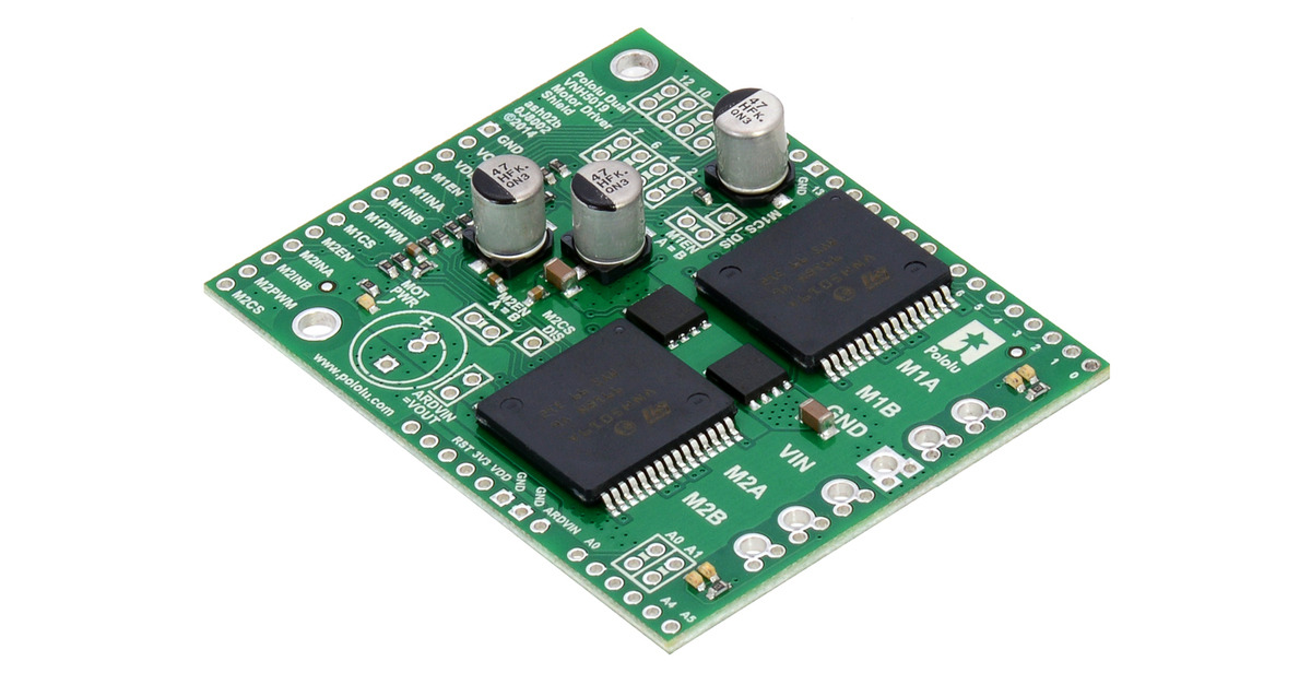 Pololu Dual VNH5019 Motor Driver Shield for Arduino