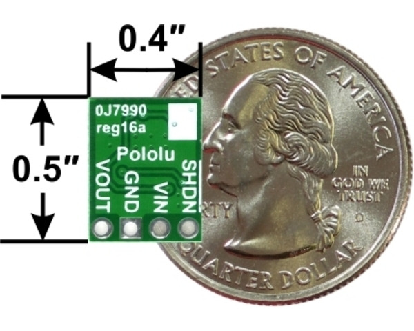 Pololu 5V 500mA Step Down Voltage Regulator D24V5F5 Pololu 5V 500mA Step Down Voltage Regulator D24V5F5