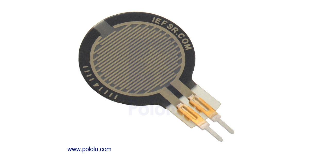 Pololu - Force-Sensing Resistor: 0.6″-Diameter Circle, Short Tail