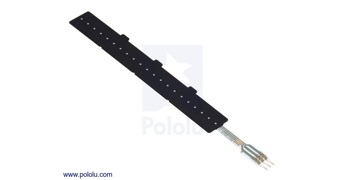 Pololu - Force-Sensing Linear Potentiometer: 4.0″×0.4″ Strip ...