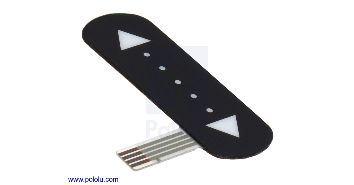 Pololu - Force-Sensing Linear Potentiometer: 1.4″×0.4″ Strip