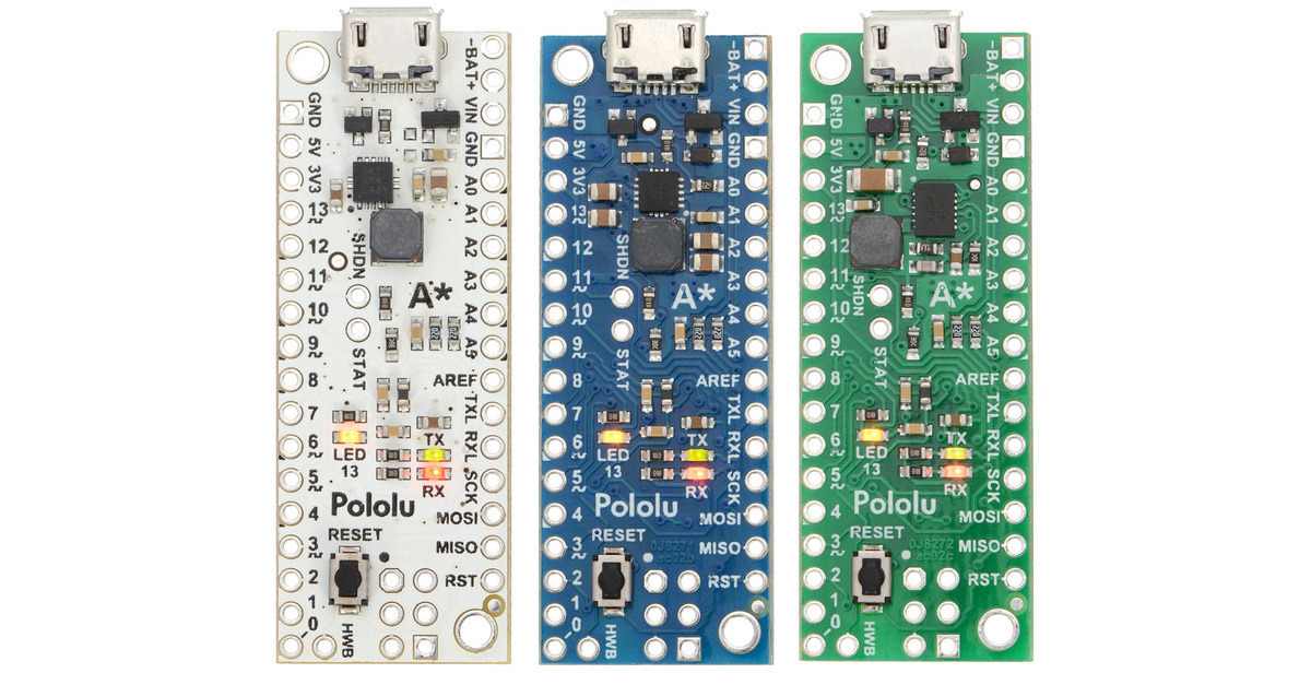 Pololu - New products: A-Star 32U4 Minis