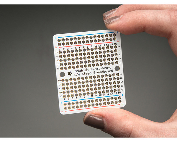 Pololu - Adafruit Perma-Proto Quarter-Sized Breadboard PCB (3-Pack)