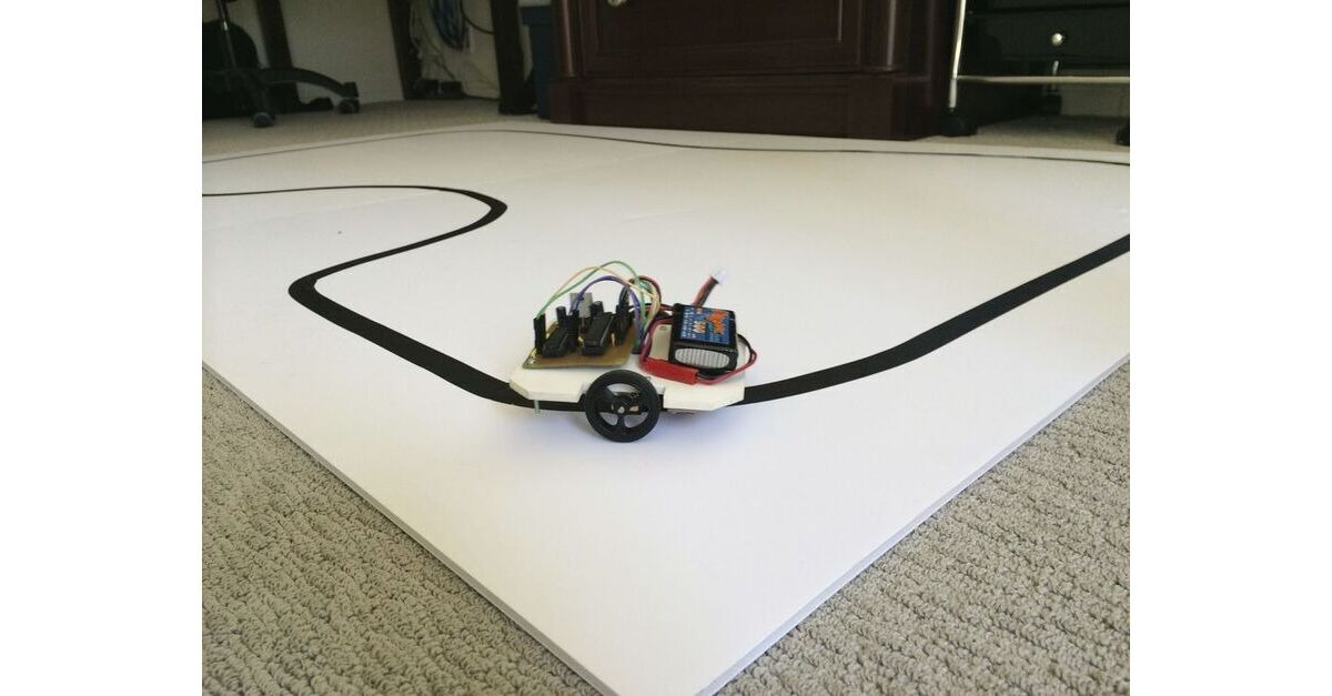 Pololu - Community project: 2pi, a simple line following robot