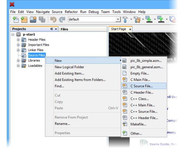 Pololu - 5.3. Compiling a program with MPLAB X and XC8