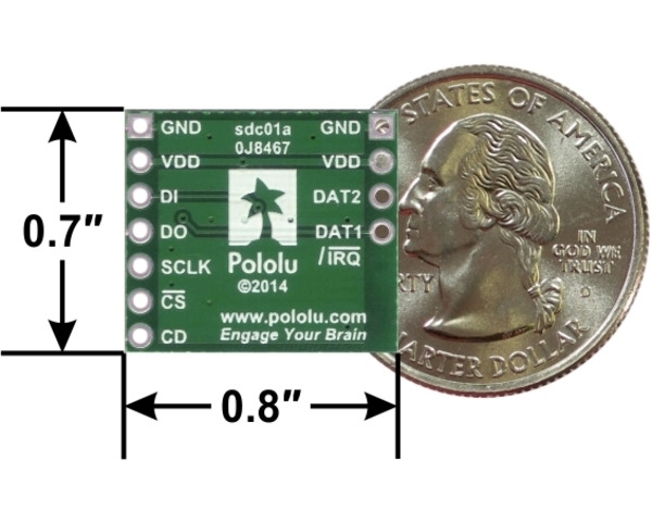 Pololu - Breakout Board for microSD Card