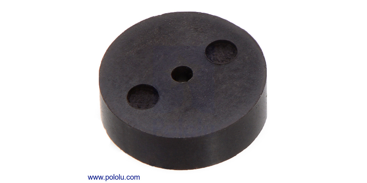 Pololu - Magnetic Encoder Disc for Micro Metal Gearmotors, OD 7.65 mm ...