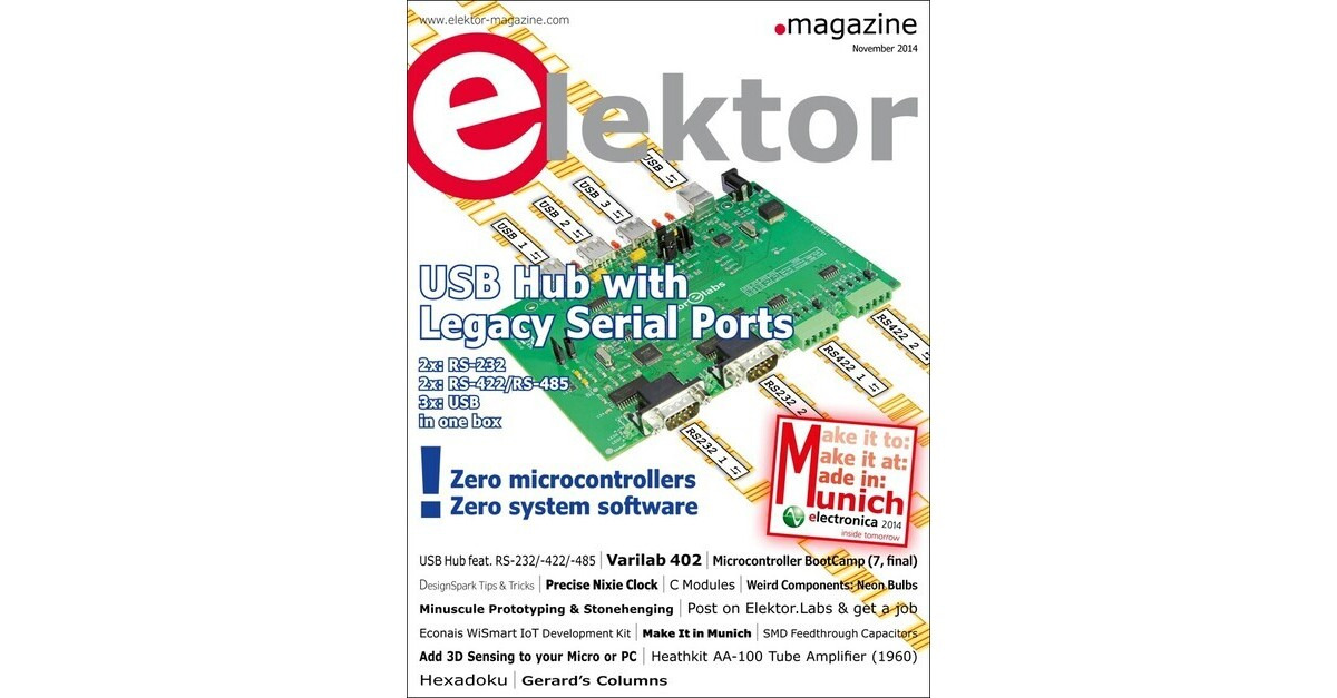 Pololu - Free Elektor magazine November 2014