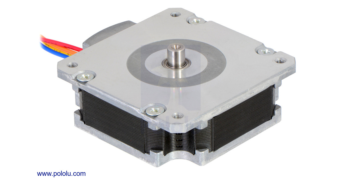 Pololu - Sanyo Pancake Stepper Motor: Bipolar, 200 Steps/Rev, 50×16mm, 5.9V, 1 A/Phase