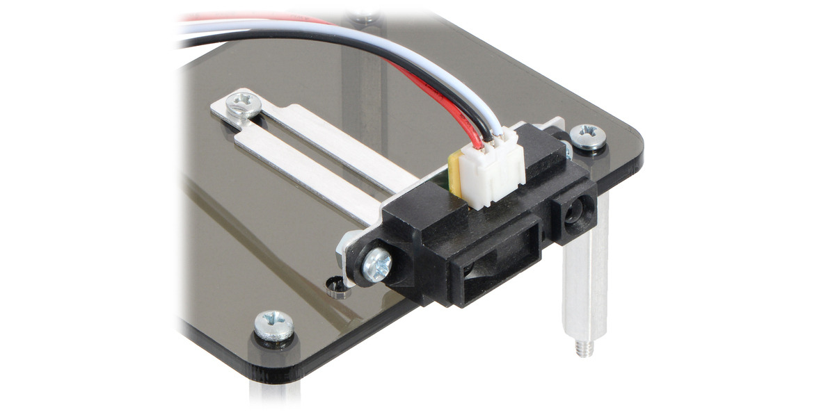 Pololu - Sharp GP2Y0A21 Distance Sensor mounted in a parallel ...