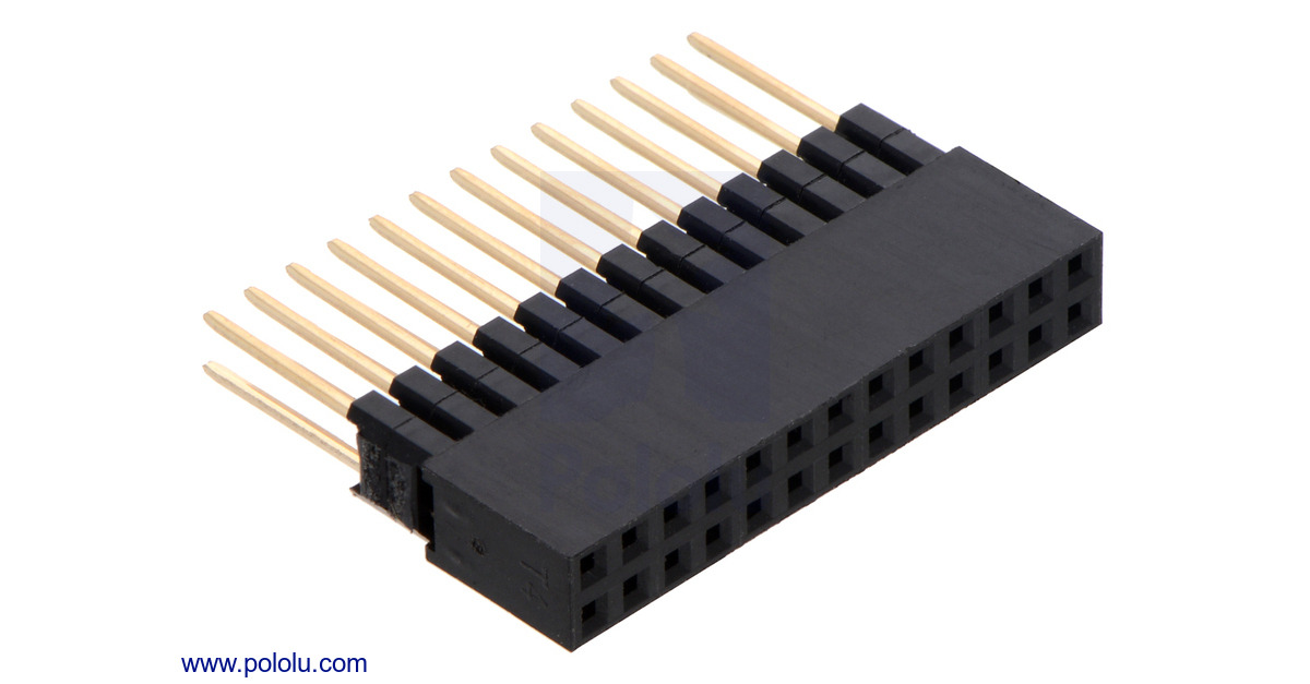 Pololu - 0.1″ (2.54 mm) Female Headers