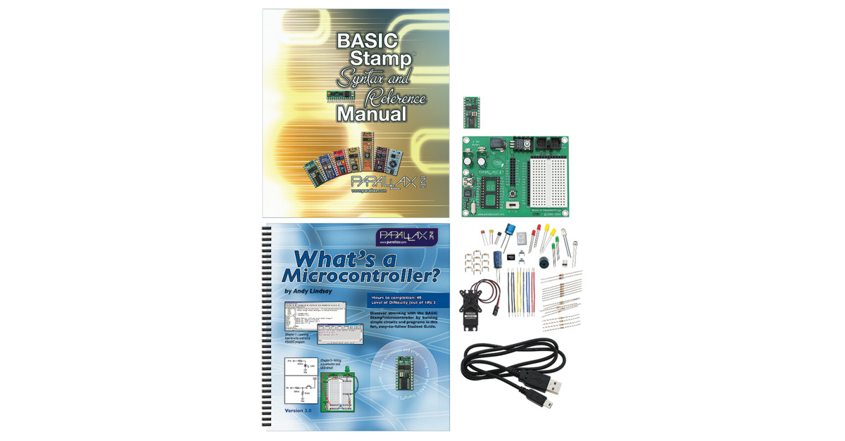 Pololu - Parallax BASIC Stamp Discovery Kit - USB #27807